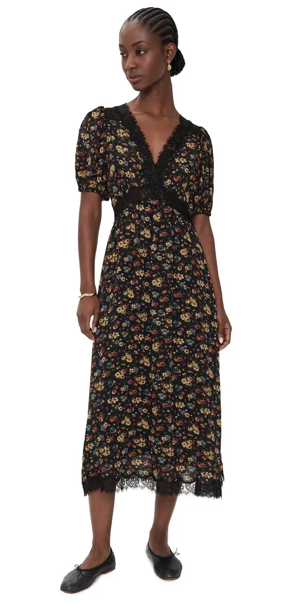 Sea Kaiya Floral Midi Dress - Multi