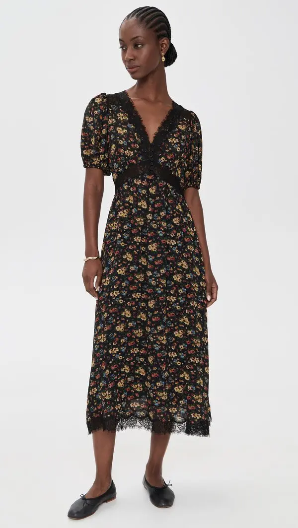 Sea Kaiya Floral Midi Dress