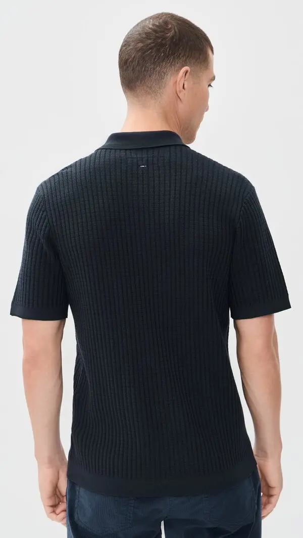 Rag & Bone Harvey Rib Polo