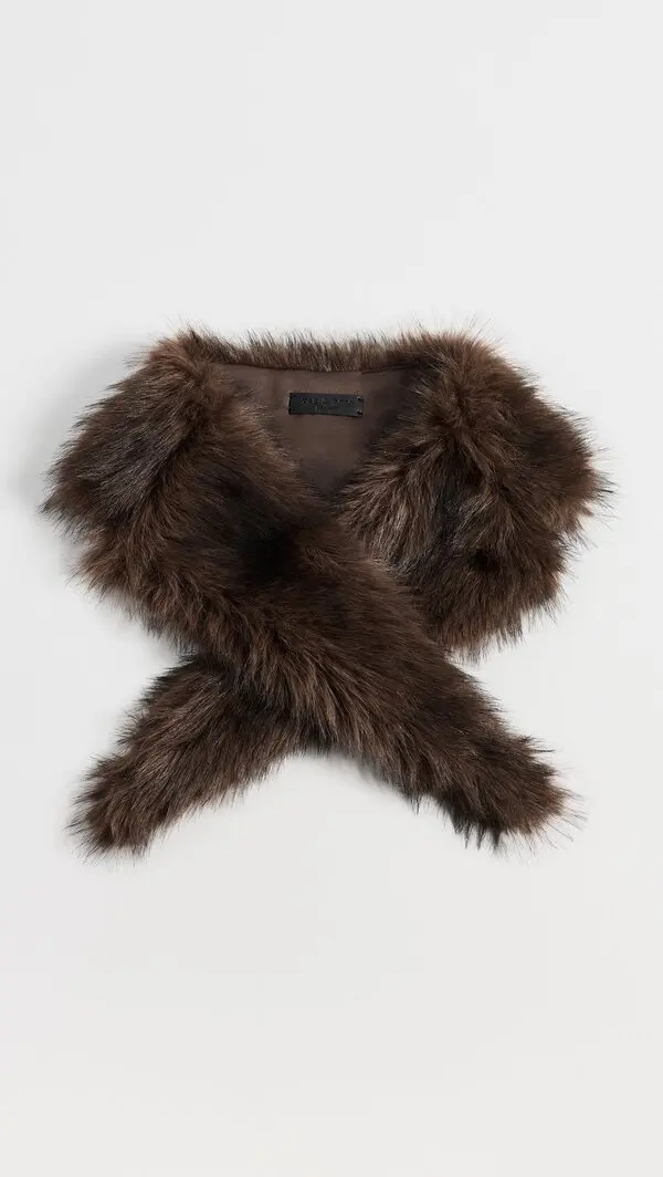 Rag & Bone Mel Faux Fur Lapel Scarf
