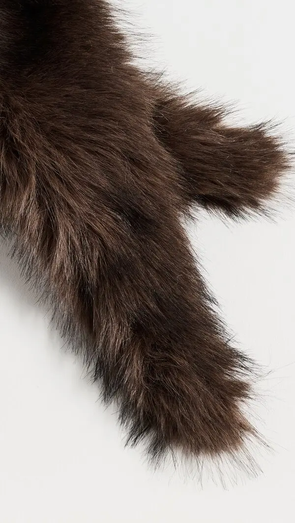 Rag & Bone Mel Faux Fur Lapel Scarf