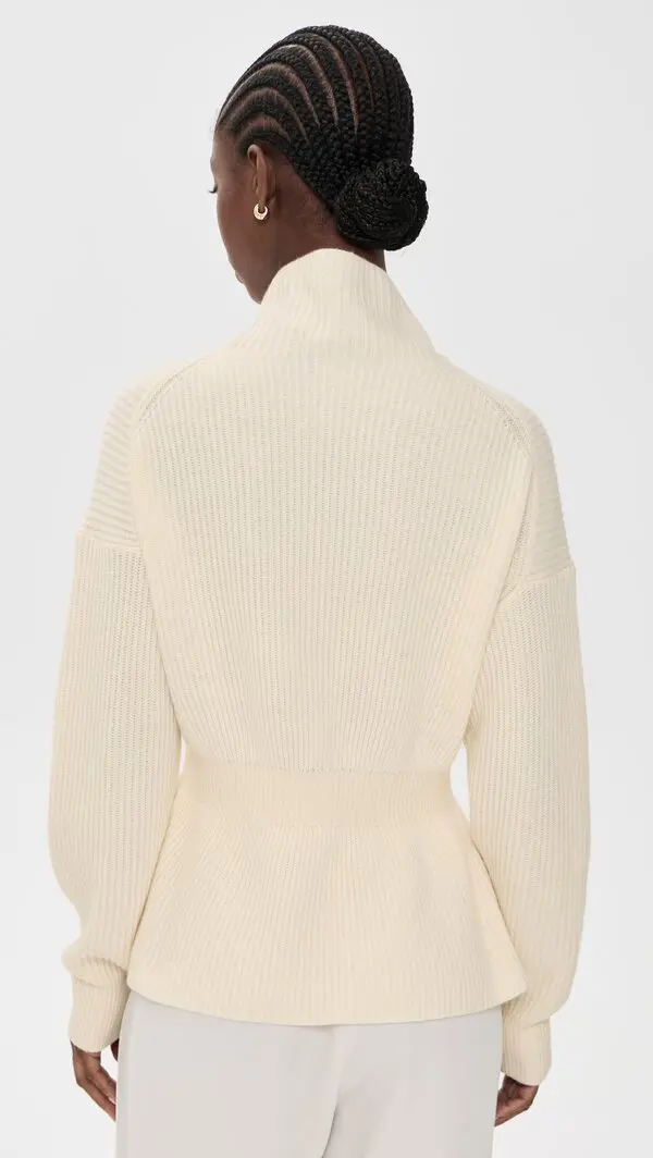 Theory Cinch Waist Turtleneck Sweater