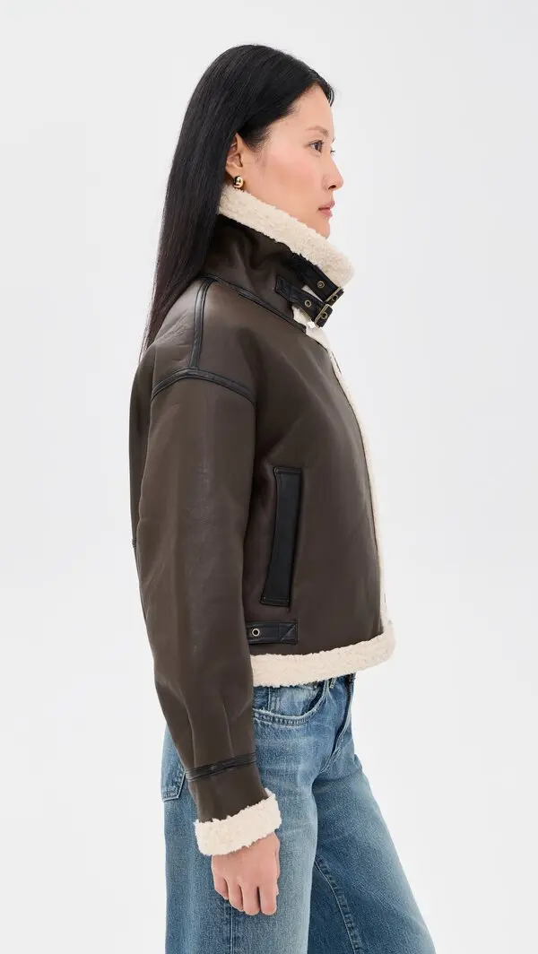 Alpha Industries Grove Relaxed Fitmoto Faux Leather Jacket