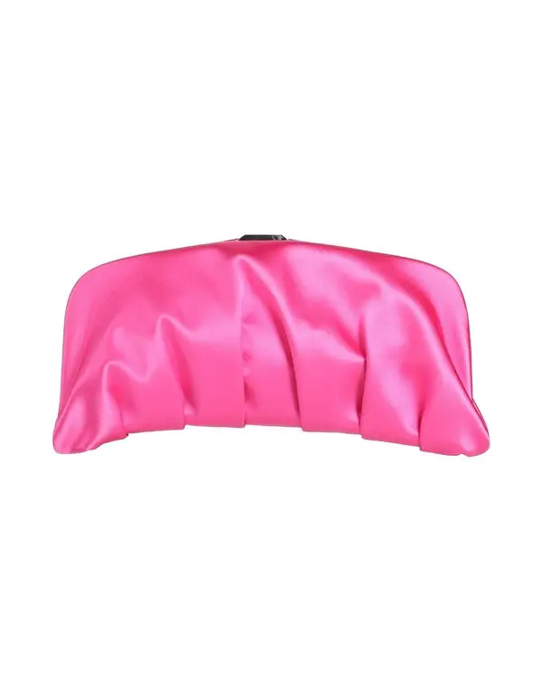 TWENTY FOUR HAITCH Clutch Textile Fibers - Fuchsia