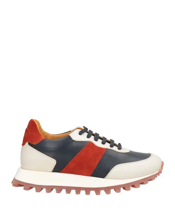 TESTONI Sneakers Size Calfskin - Red
