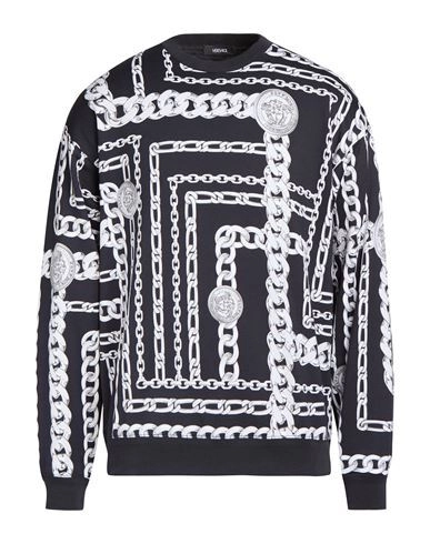 Versace Sweatshirt Charcoal Size Cotton, Elastane - Grey