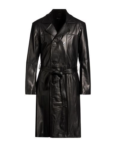 STREET LEATHERS Overcoat & Trench Coat Size Leather