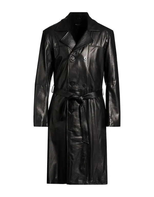 STREET LEATHERS Overcoat & Trench Coat Size Leather