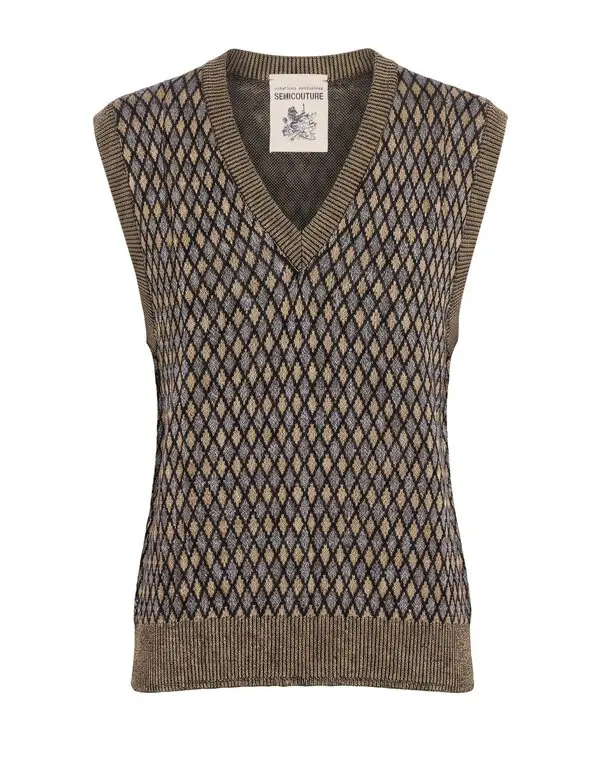 SEMICOUTURE Sweater Size Viscose, Polyester, Virgin Wool