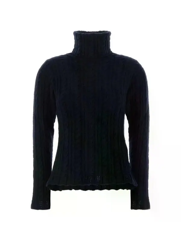 Moncler Cable-knit Roll-neck Sweater