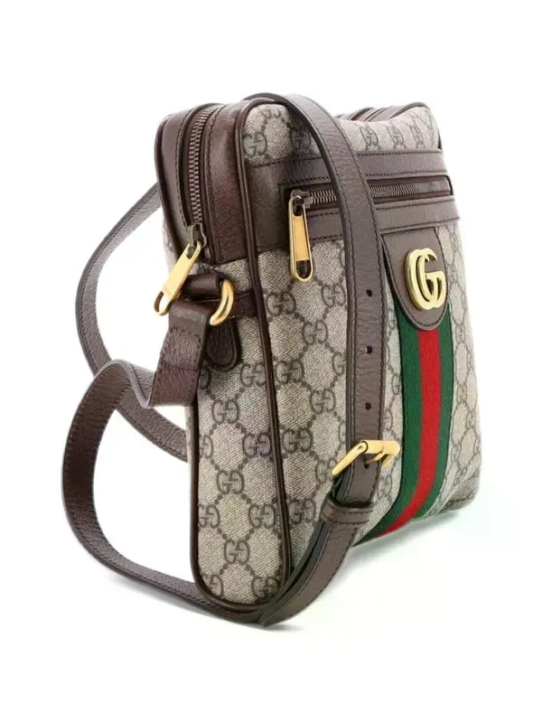 Gucci Ophidia Messenger Bag Gg Coated Canvas Small Crossbody Bag