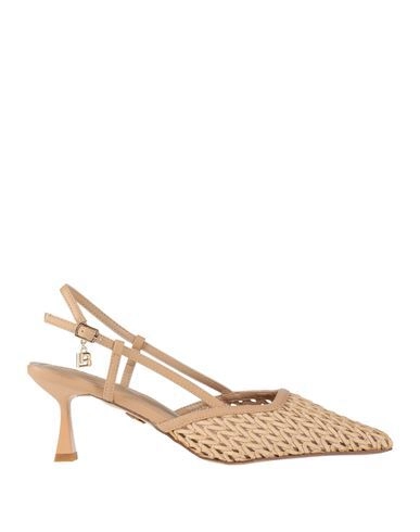 LAURA BIAGIOTTI Pumps Size Textile Fibers, Synthetic Material - Sand