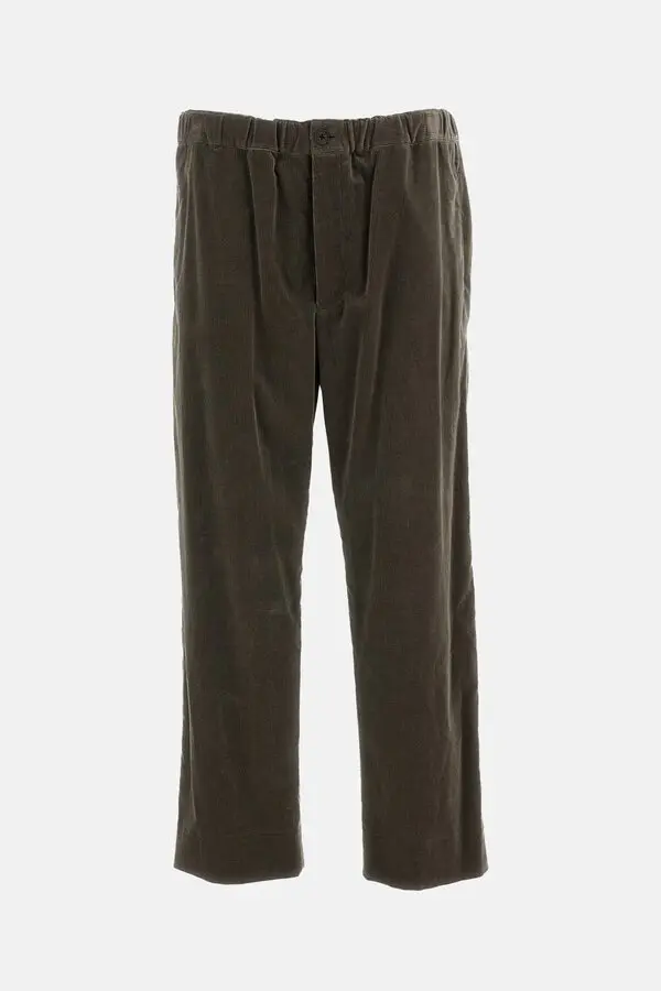 KAPTAIN SUNSHINE Pantaloni Easy In Velluto A Coste