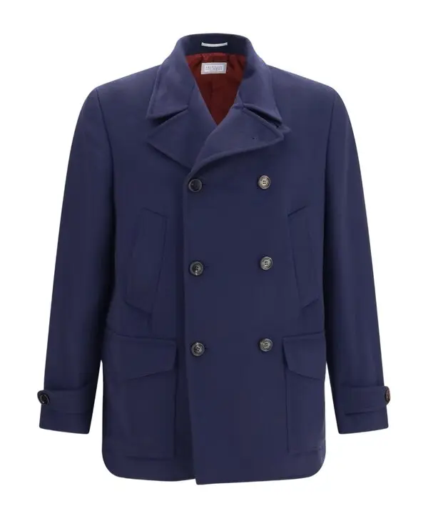 Brunello Cucinelli Double-breasted Wool Coat