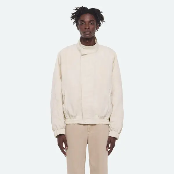 Helmut Lang Moto Bomber Jacket - Ivory