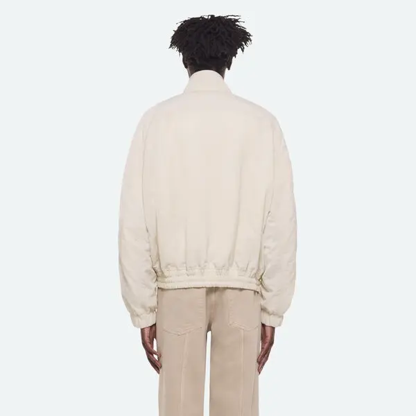 Helmut Lang Moto Bomber Jacket - Ivory