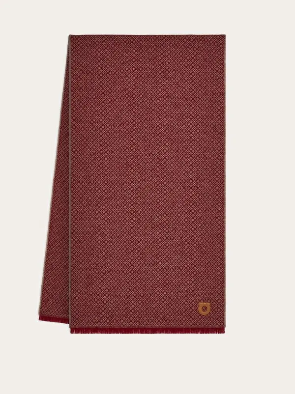 FERRAGAMO Pure Cashmere Scarf - Red