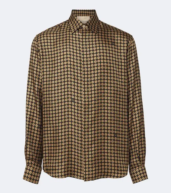 Valentino Garavani Printed Silk Twill Shirt