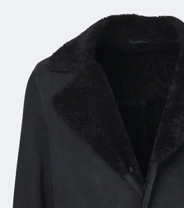 ARMA Bohdan Shearling-lined Suede Coat