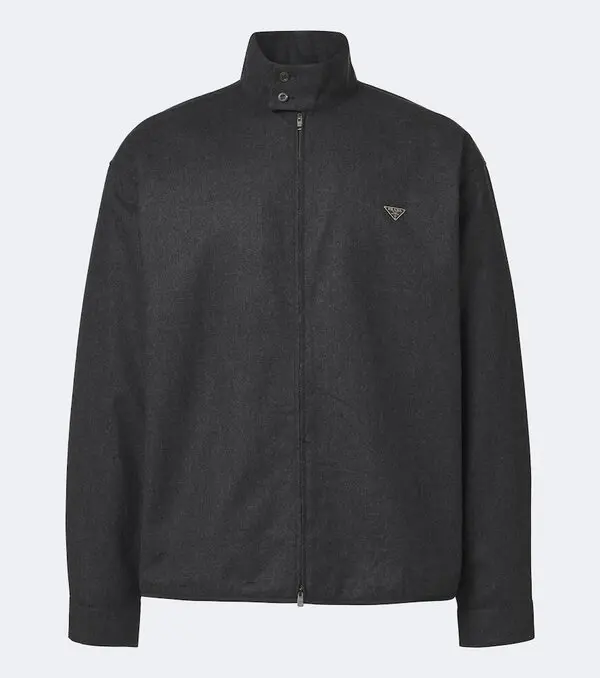 Prada Virgin Wool Jacket - Grey