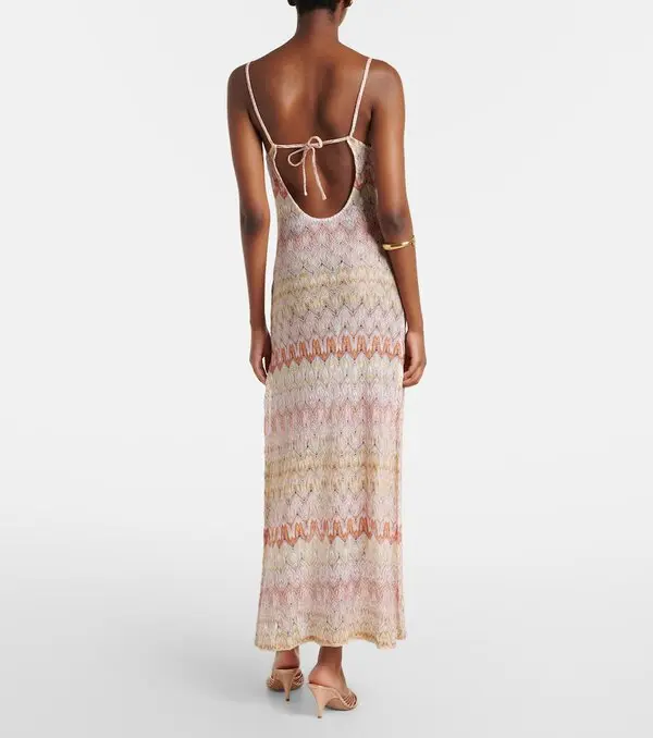 Missoni Lamé Maxi Dress - Multicoloured