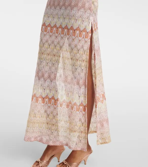 Missoni Lamé Maxi Dress - Multicoloured