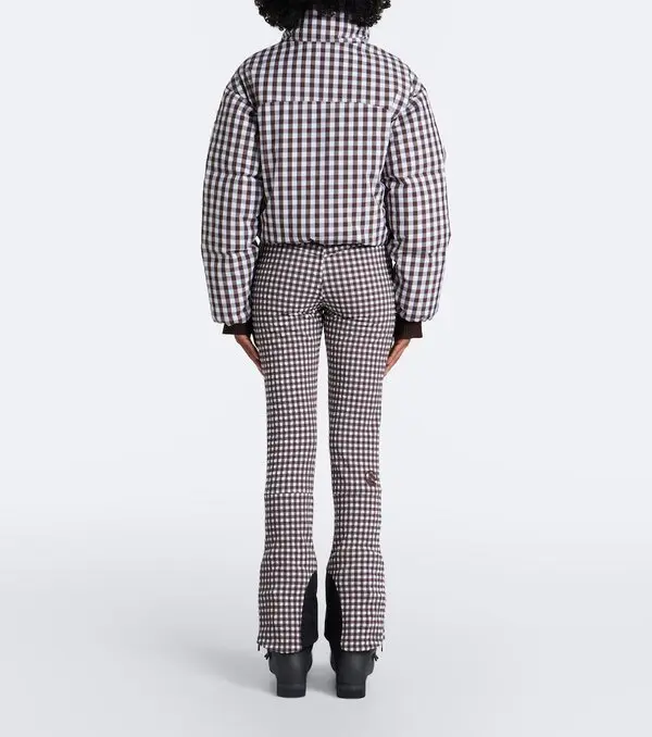 Cordova Sella Belted Gingham Ski Pants
