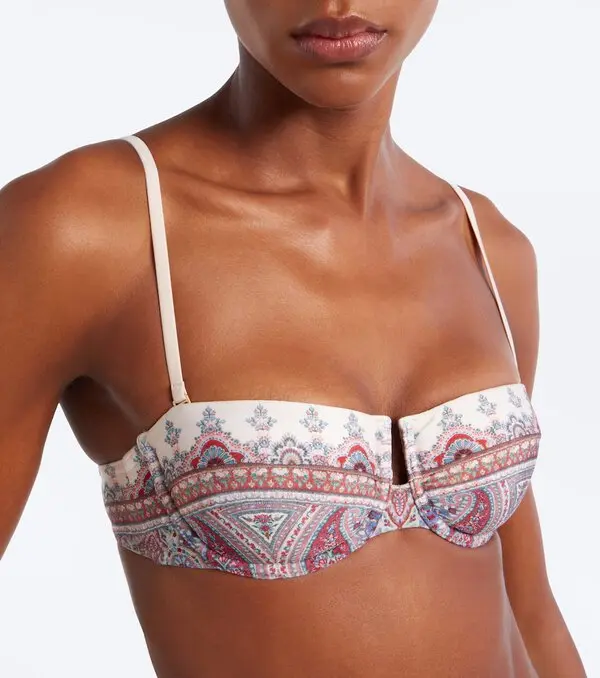 Zimmermann Fairlight Paisley Bikini Top