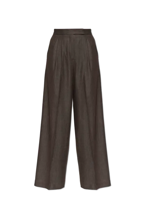 Paul & Shark Wide-leg Trousers - Brown