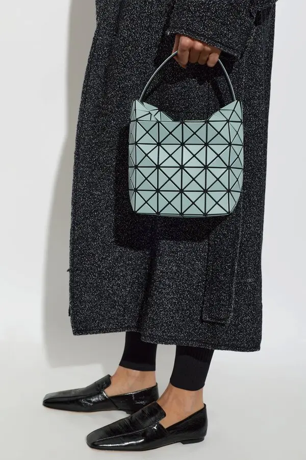 Issey Miyake Handbag With A Geometric Finish
