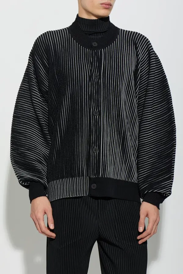 Issey Miyake Pleated Cardigan