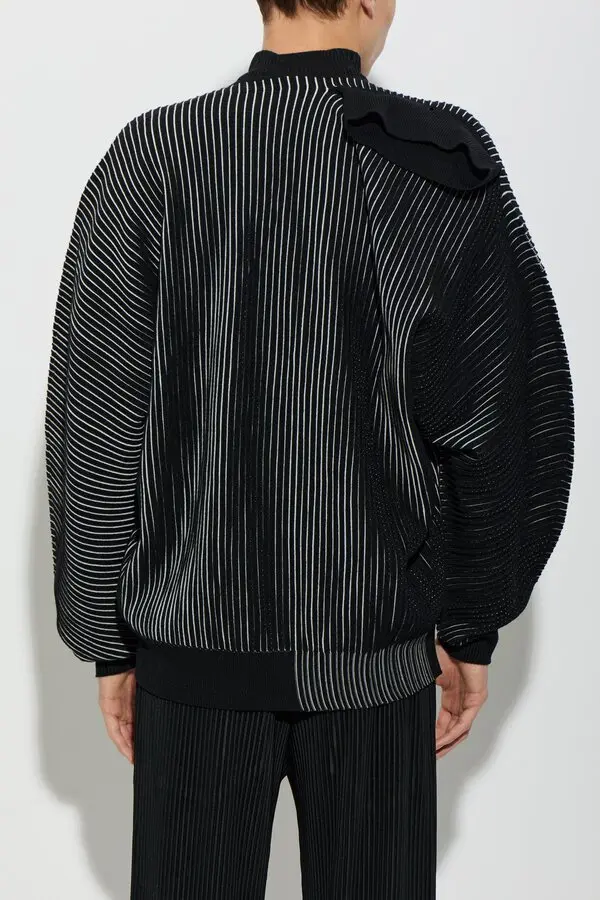 Issey Miyake Pleated Cardigan