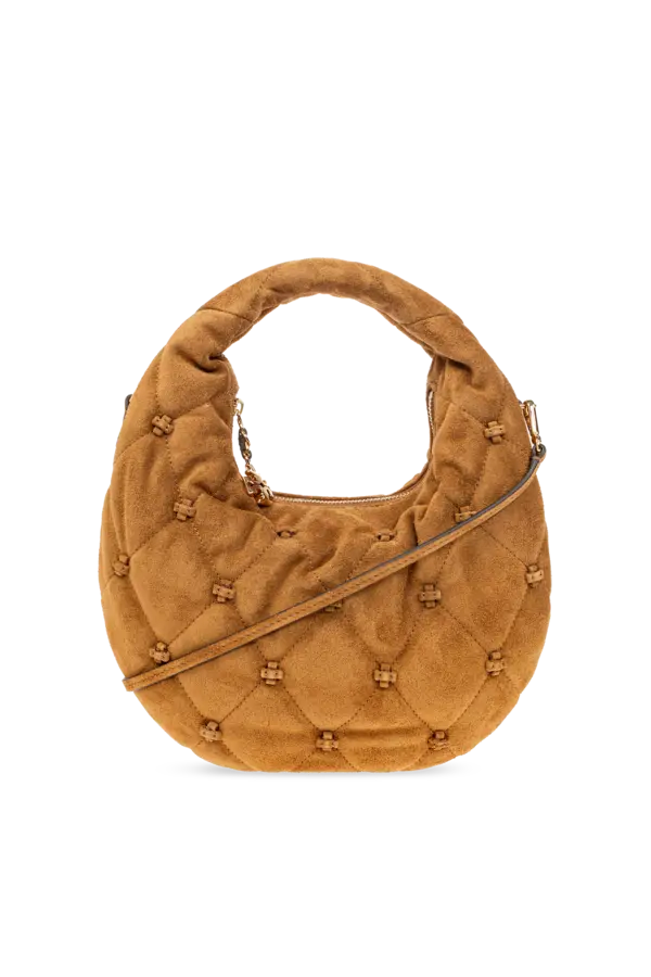 Tory Burch Bunny Knot’ Mini Hobo Bag - Brown