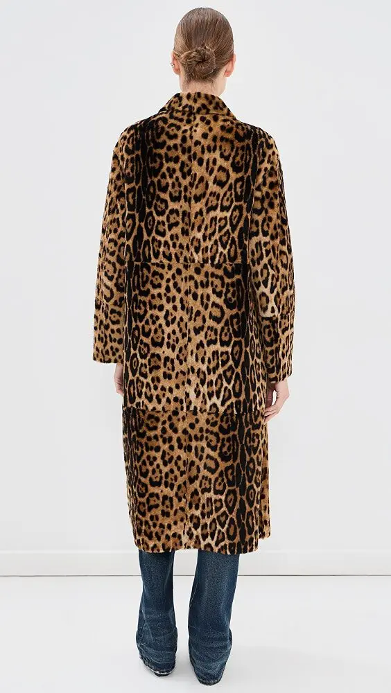 NILI LOTAN Davelle Shearling Coat