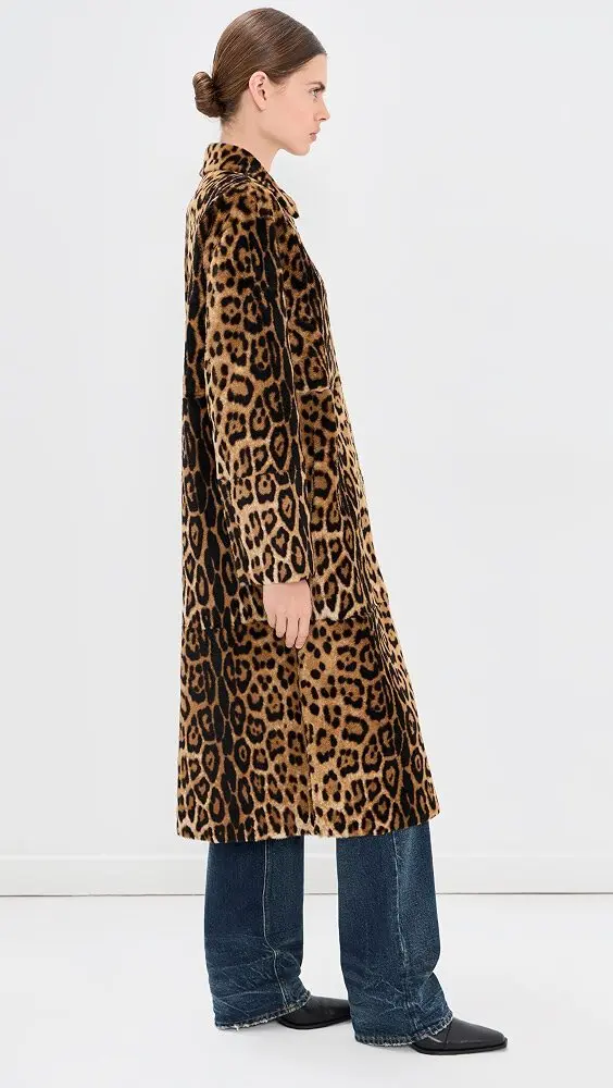 NILI LOTAN Davelle Shearling Coat