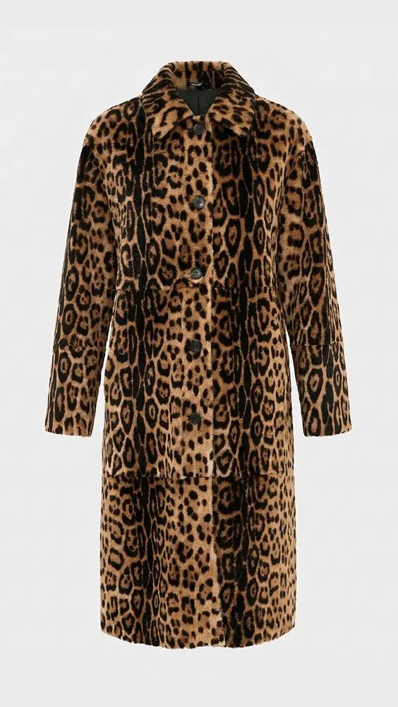 NILI LOTAN Davelle Shearling Coat