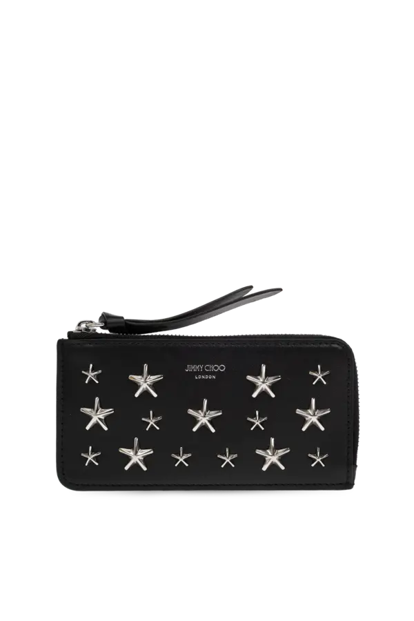 JIMMY CHOO Leather Wallet With Logo