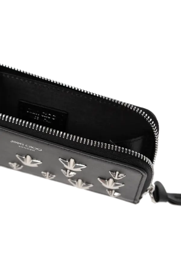 JIMMY CHOO Leather Wallet With Logo
