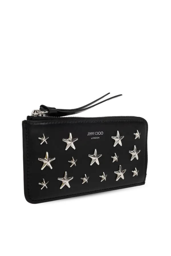 JIMMY CHOO Leather Wallet With Logo