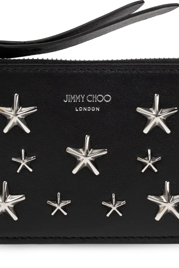 JIMMY CHOO Leather Wallet With Logo