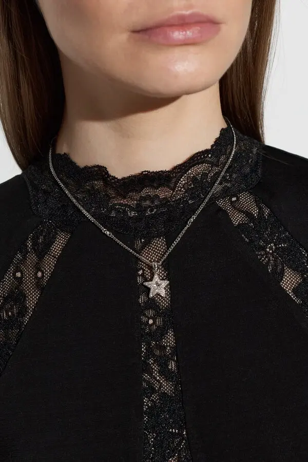 JIMMY CHOO Brass Necklace With Pendant