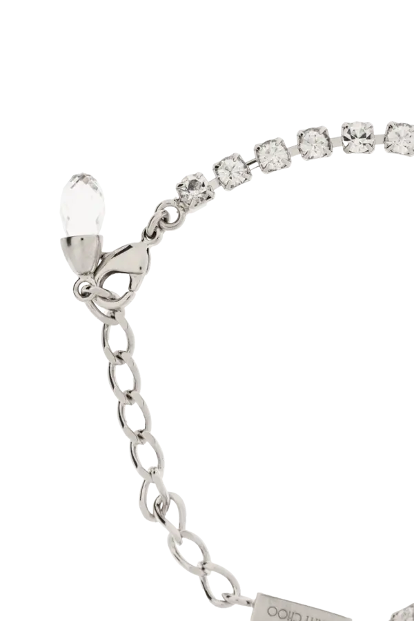 JIMMY CHOO Shimmering Crystal Tennis Bracelet