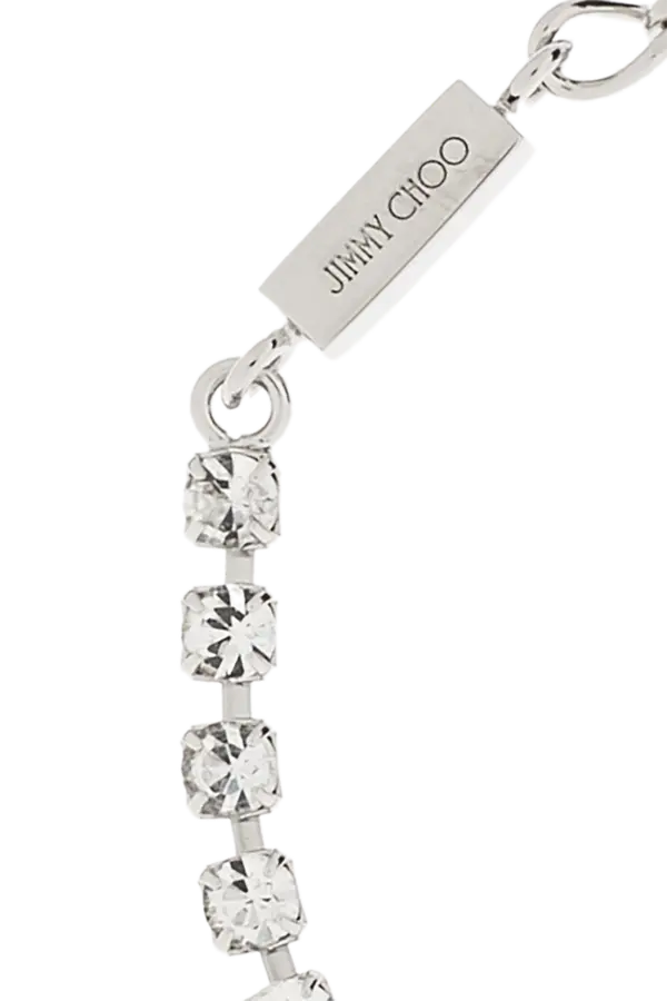 JIMMY CHOO Shimmering Crystal Tennis Bracelet