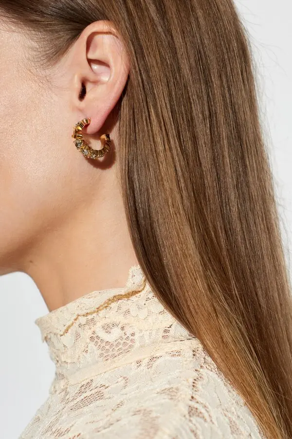 JIMMY CHOO Shimmering Crystal Earrings