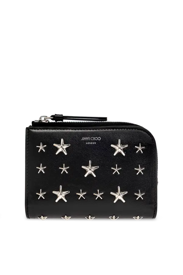 JIMMY CHOO Leather Wallet With Logo