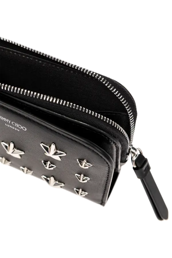 JIMMY CHOO Leather Wallet With Logo
