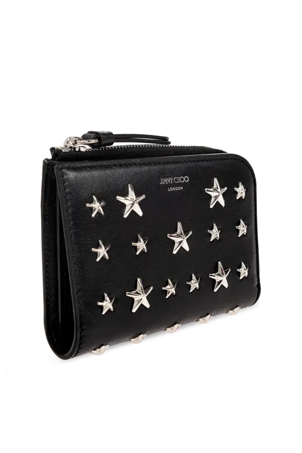 JIMMY CHOO Leather Wallet With Logo