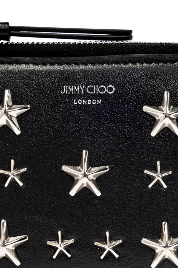 JIMMY CHOO Leather Wallet With Logo