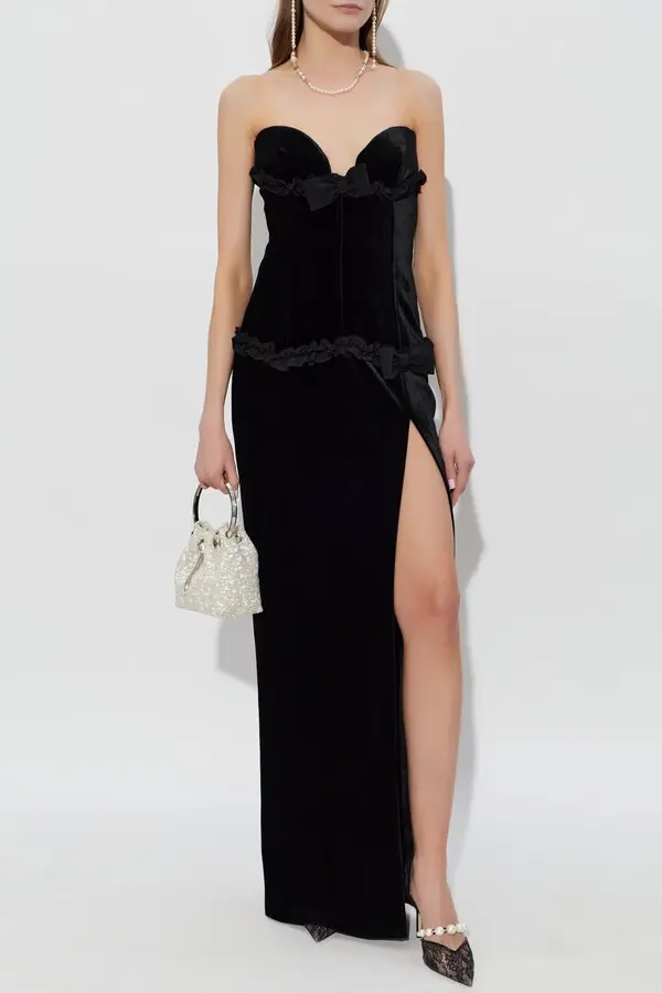 Alessandra Rich Off-shoulder Dress