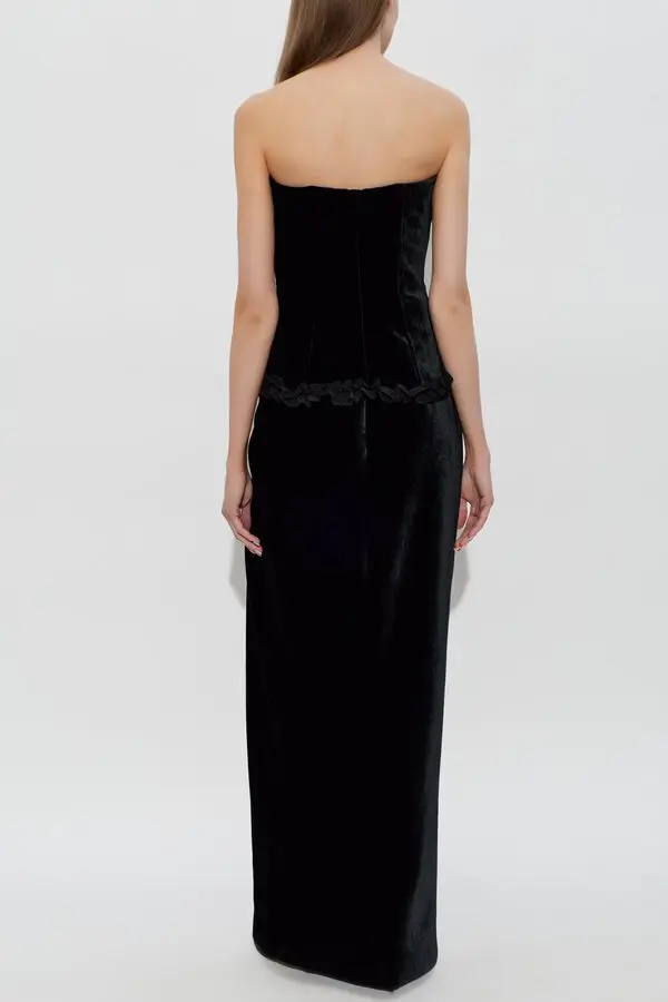 Alessandra Rich Off-shoulder Dress